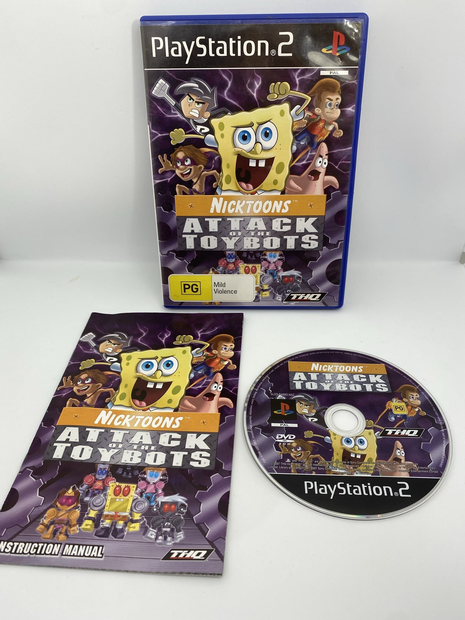 Nicktoons Attack of the Toybots (SPONGEBOB) (PS2) – Appleby Games