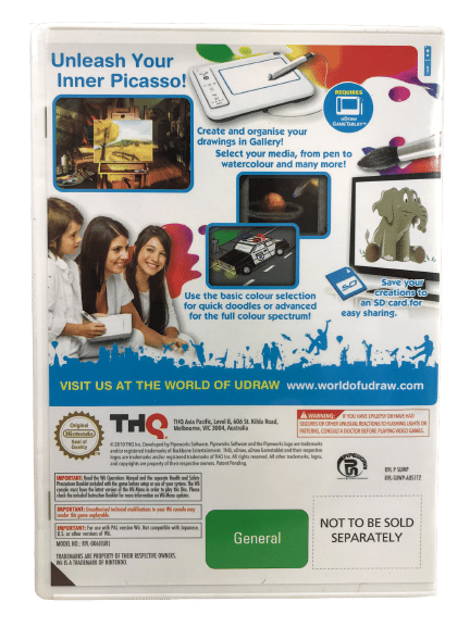 NINTENDO uDraw Game Tablet + 2 Games *BOX SET* – Appleby Games