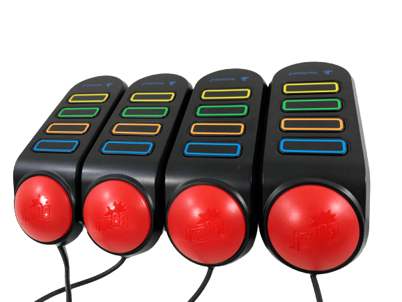 BUZZERS! Official SONY PS2 / PS3 BUZZ CONTROLLERS x 4! - Appleby Games