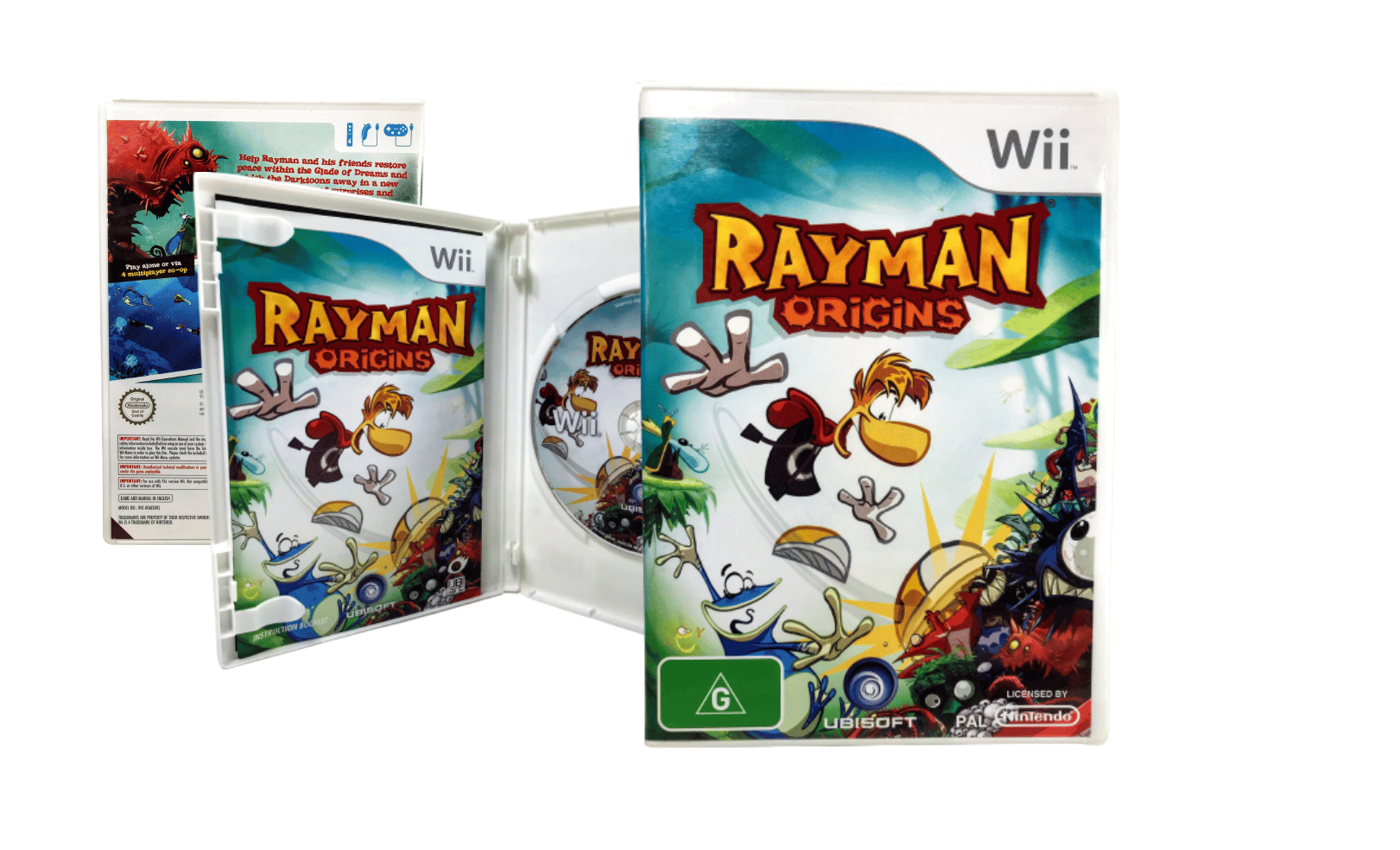 Rayman Origins (Wii) *MINT COMPLETE* – Appleby Games